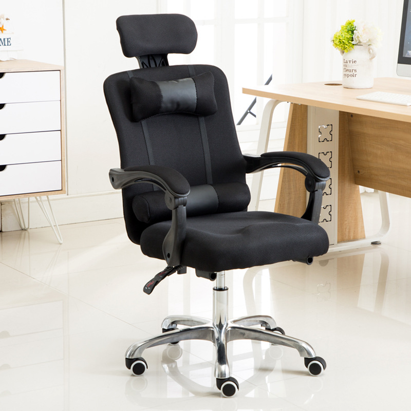 Mesh Staff Chair Lift Swivel Chair Reclining Footrest