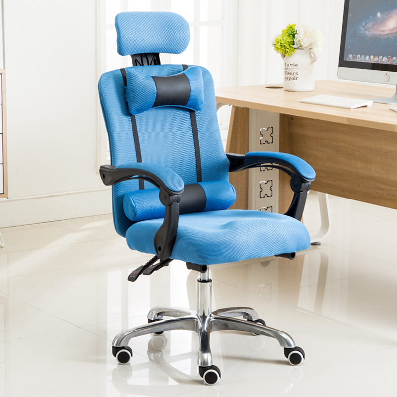 Mesh Staff Chair Lift Swivel Chair Reclining Footrest
