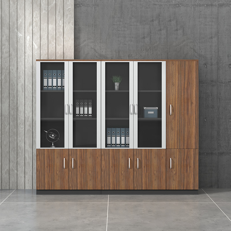 Simple And Modern Wooden Information File Cabinet