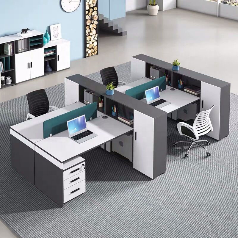 4 person office cubicle office workstation
