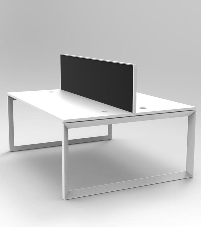 6 person 120 degree office workstation